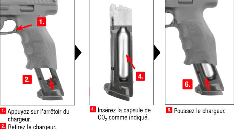 Nouveau pistolet à plomb VP9 chez HK (heckler et Koch) - Carabine à plomb